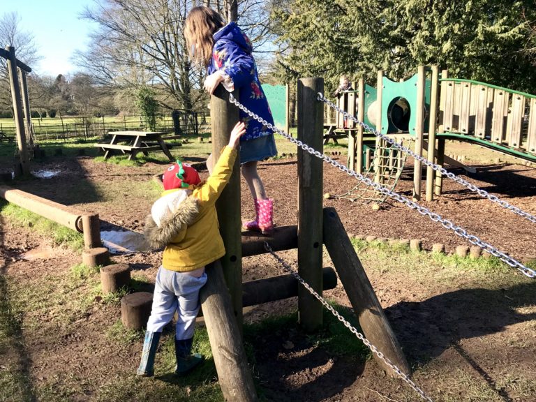Putting the new wild play area at Dyffryn Gardens National Trust ...