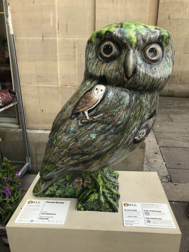 The Minerva Owls of Bath outdoor art trail - Cardiff Mummy SaysCardiff ...