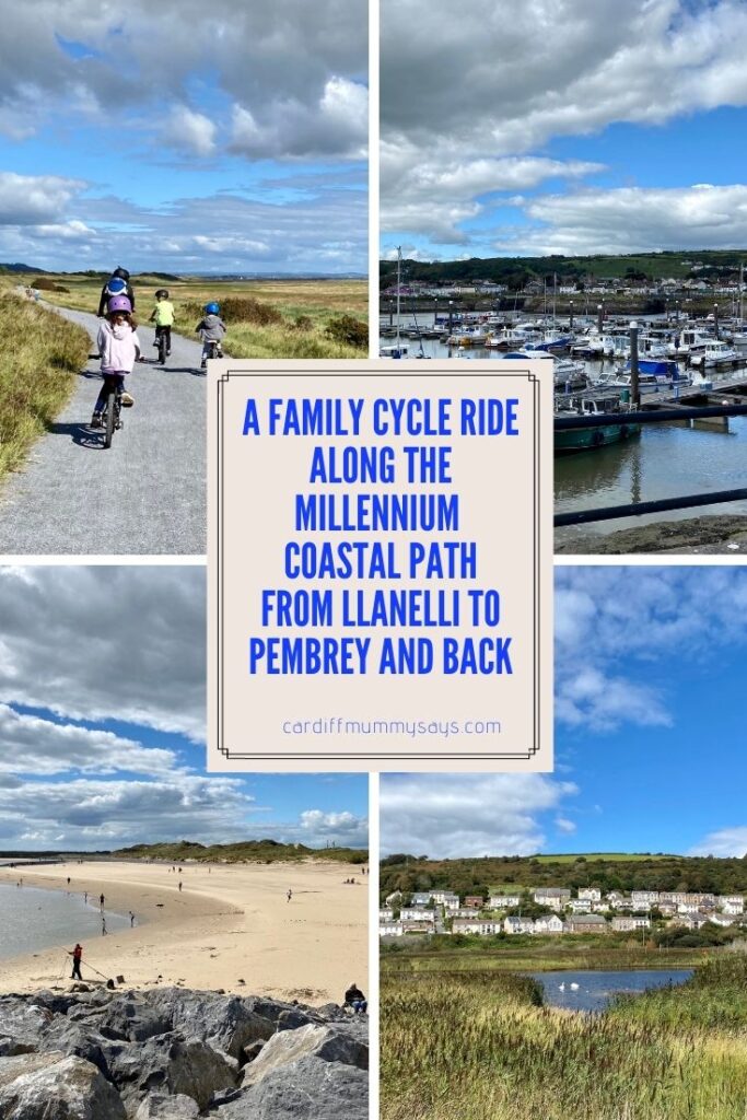A family cycle ride along the Millennium Coastal Path from Llanelli to ...